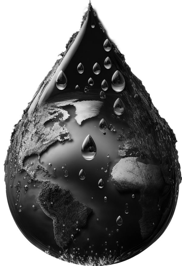 Droplet representing liquidity growth phenomena